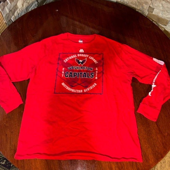 Majestic | Shirts | Mens Washington Capitals Long Sleeve Tshirt From ...